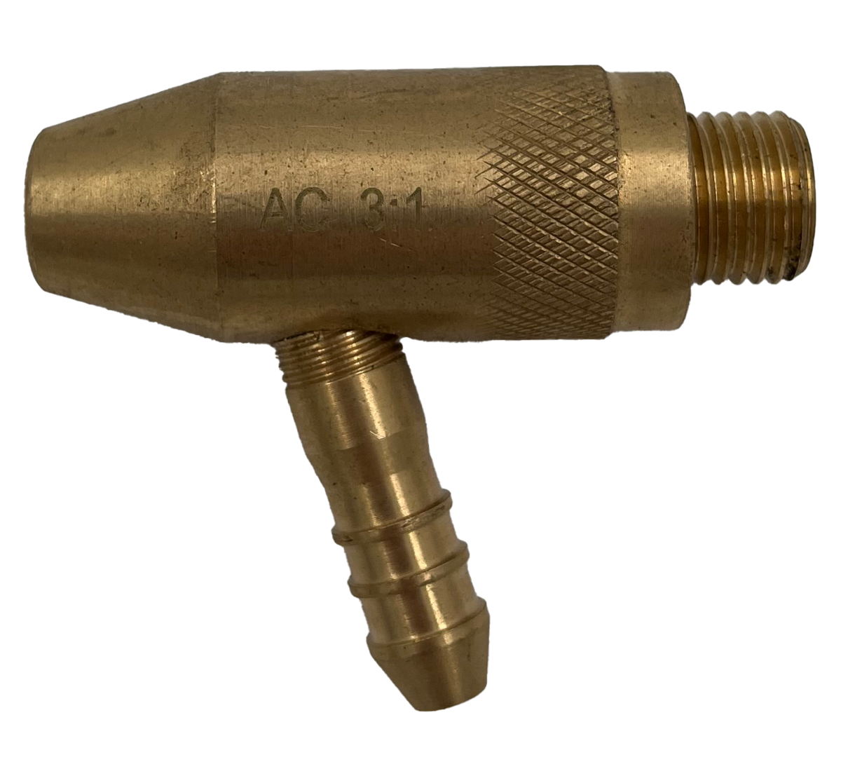 Acid Injector 3:1 Brass [165 Acid Venturi 3B] - Sprintjett